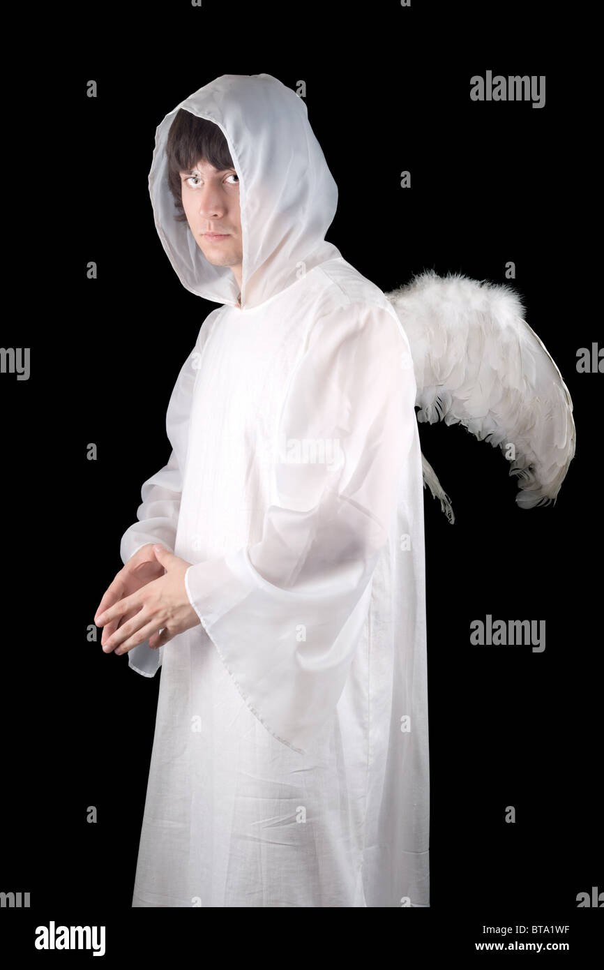 Man dressed as an angel hi-res stock photography and images - Alamy