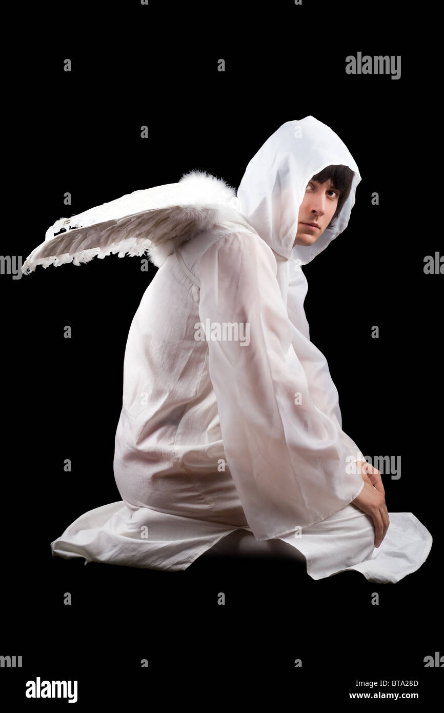 Man dressed angel hi-res stock photography and images - Alamy