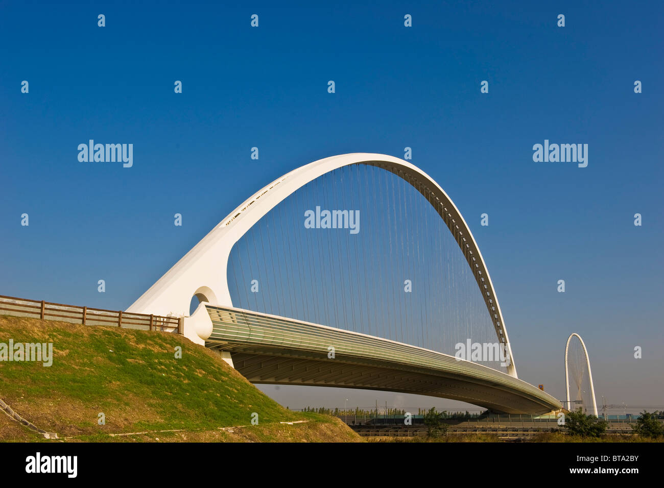 Calatrava bridge reggio emilia bridge hi-res stock photography and ...
