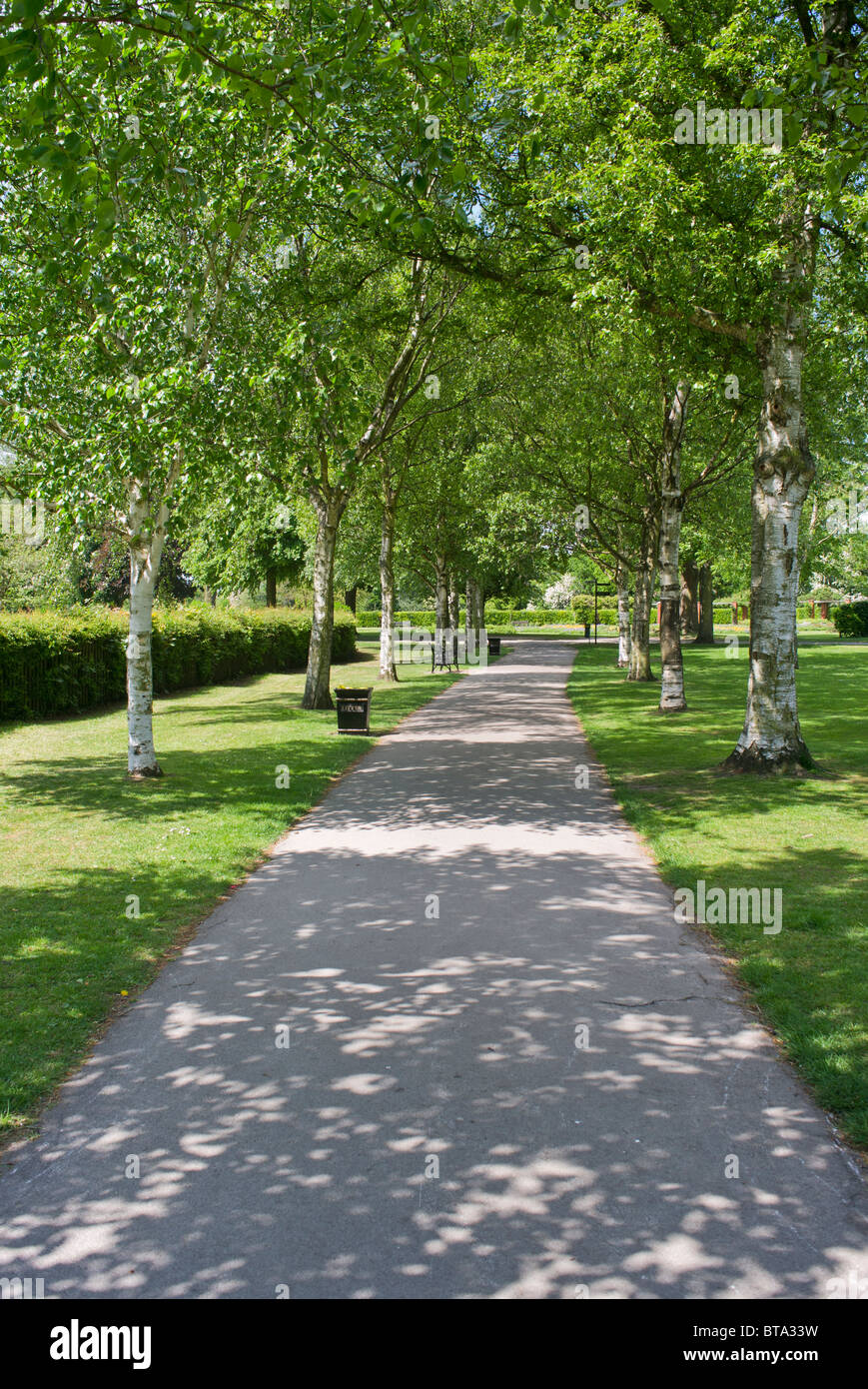 path through park Stock Photo - Alamy