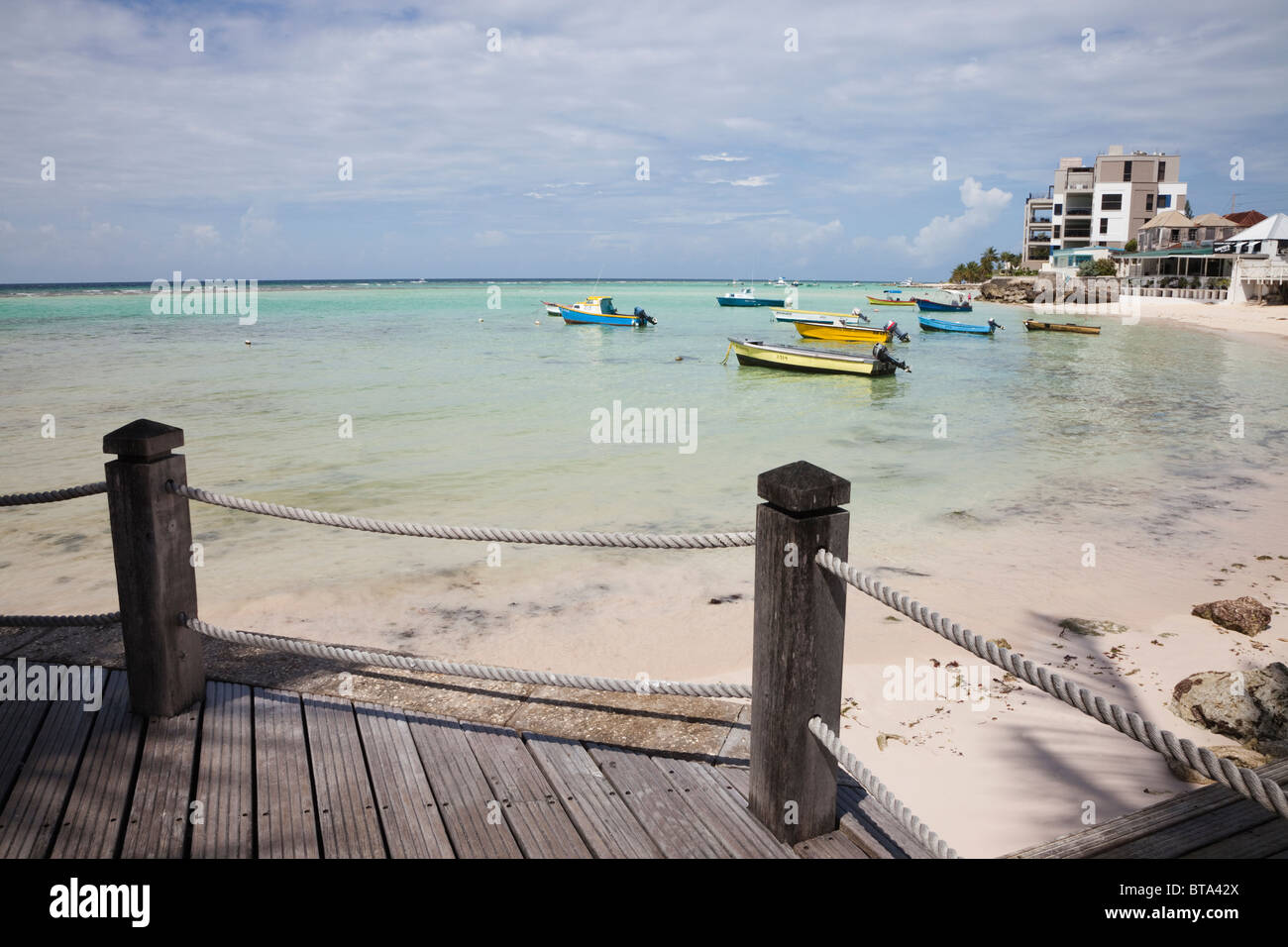 Bay at St Laurence, Barbados, West Indies Stock Photo - Alamy
