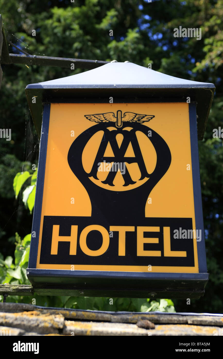 Old fashioned AA three star Hotel lantern Stock Photo - Alamy