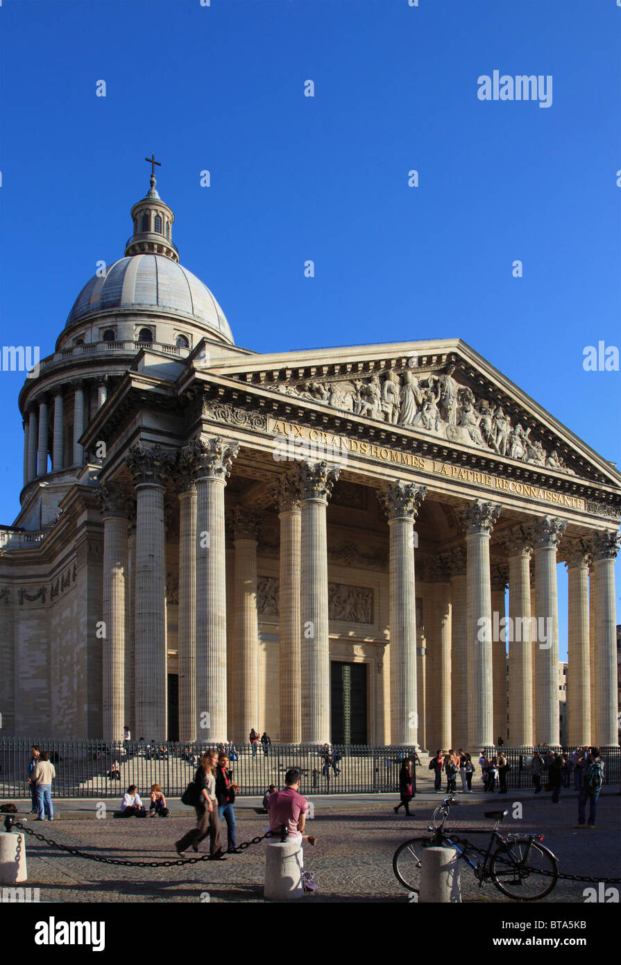 France, Paris, Place du Panthéon, Panthéon, people Stock Photo - Alamy