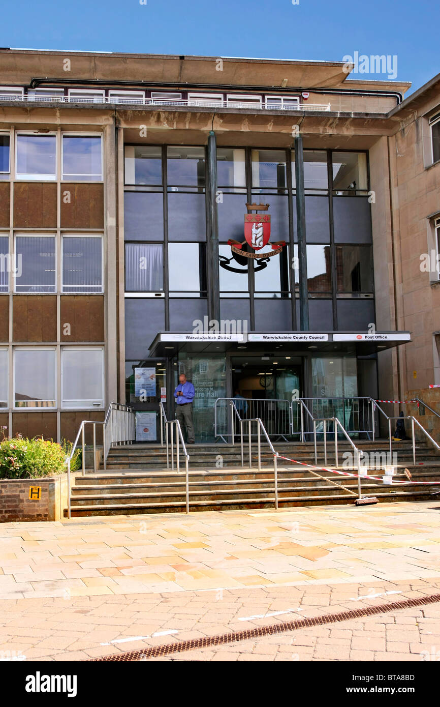 Warwick County Council office building Stock Photo - Alamy