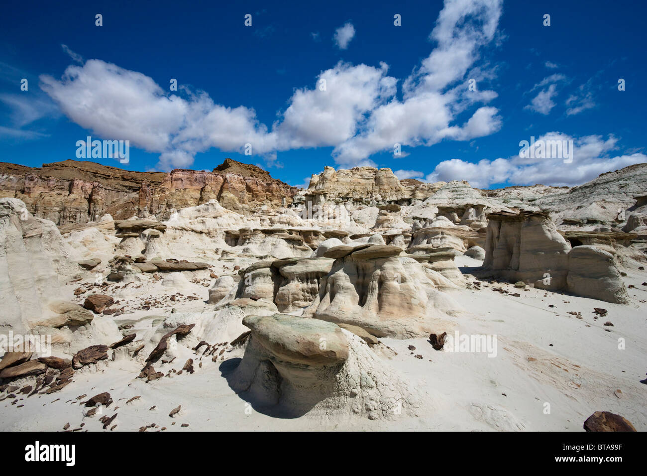 Hoodoos in the White Valley, rock formation, Utah, America, United ...