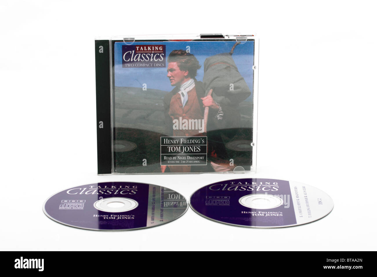 Tom Jones talking book CD, by Henry Fielding, read by Nigel Davenport ...