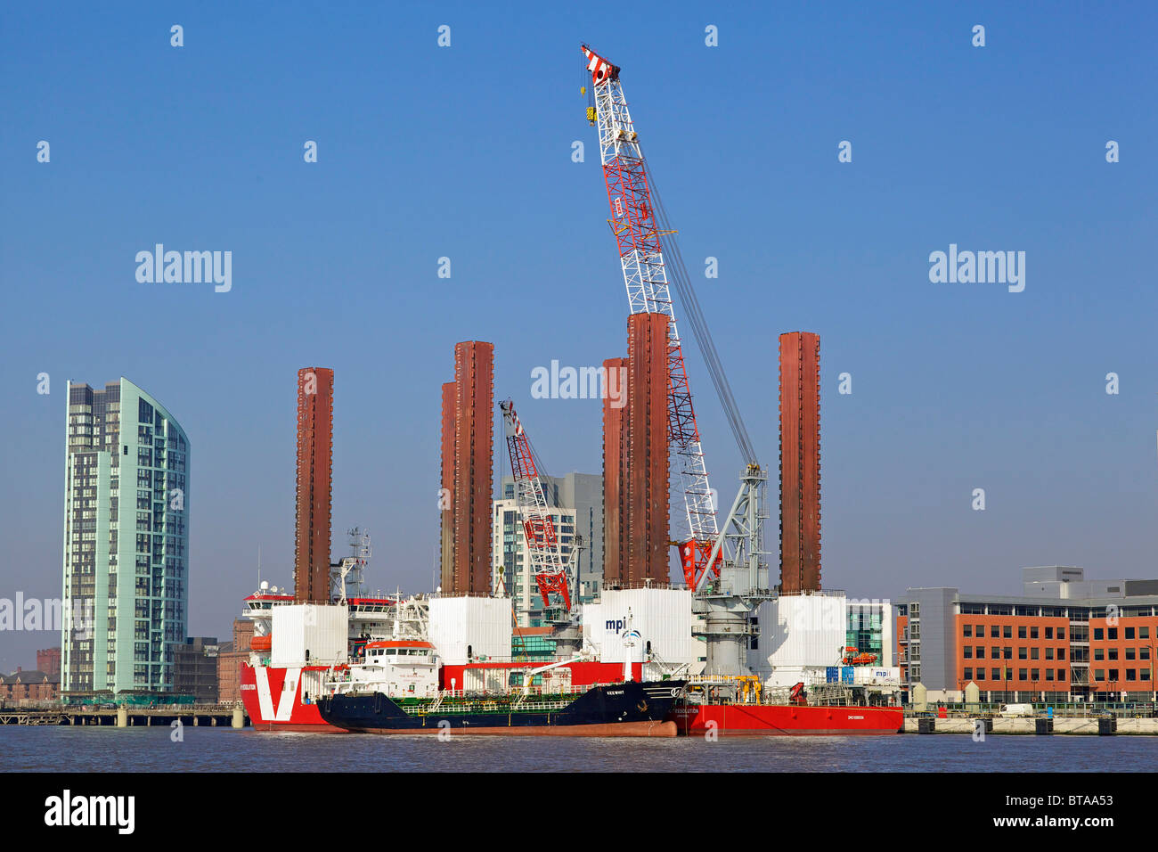The MPI Resolution seen at the landing stage on Liverpool waterfront ...