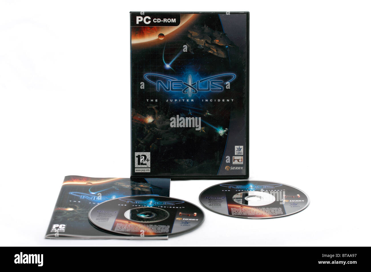 Nexus - the Jupiter Incident, Personal Computer CD-ROM game Stock Photo ...