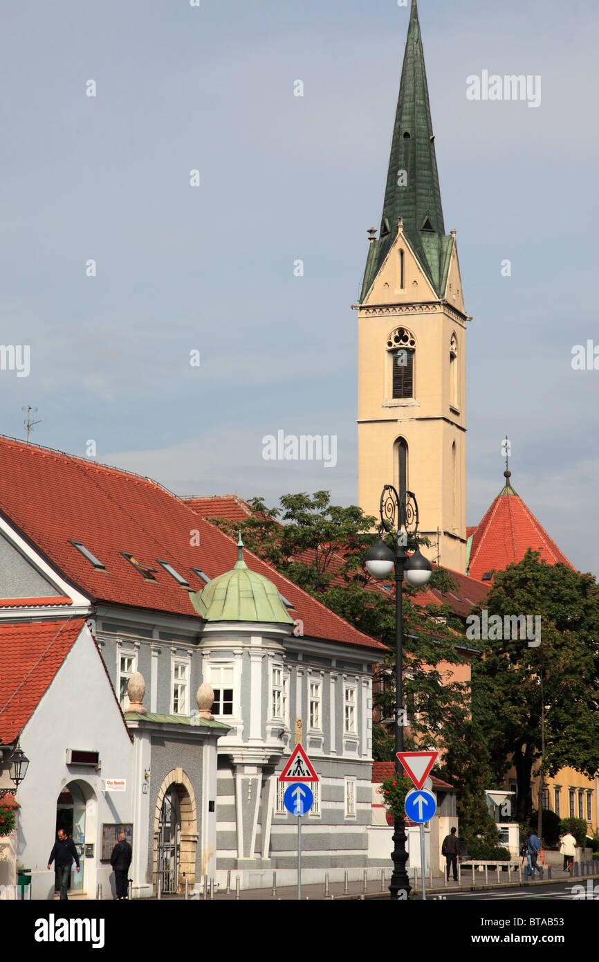 Croatia, Zagreb, Kaptol Street, architecture, street scene Stock Photo ...