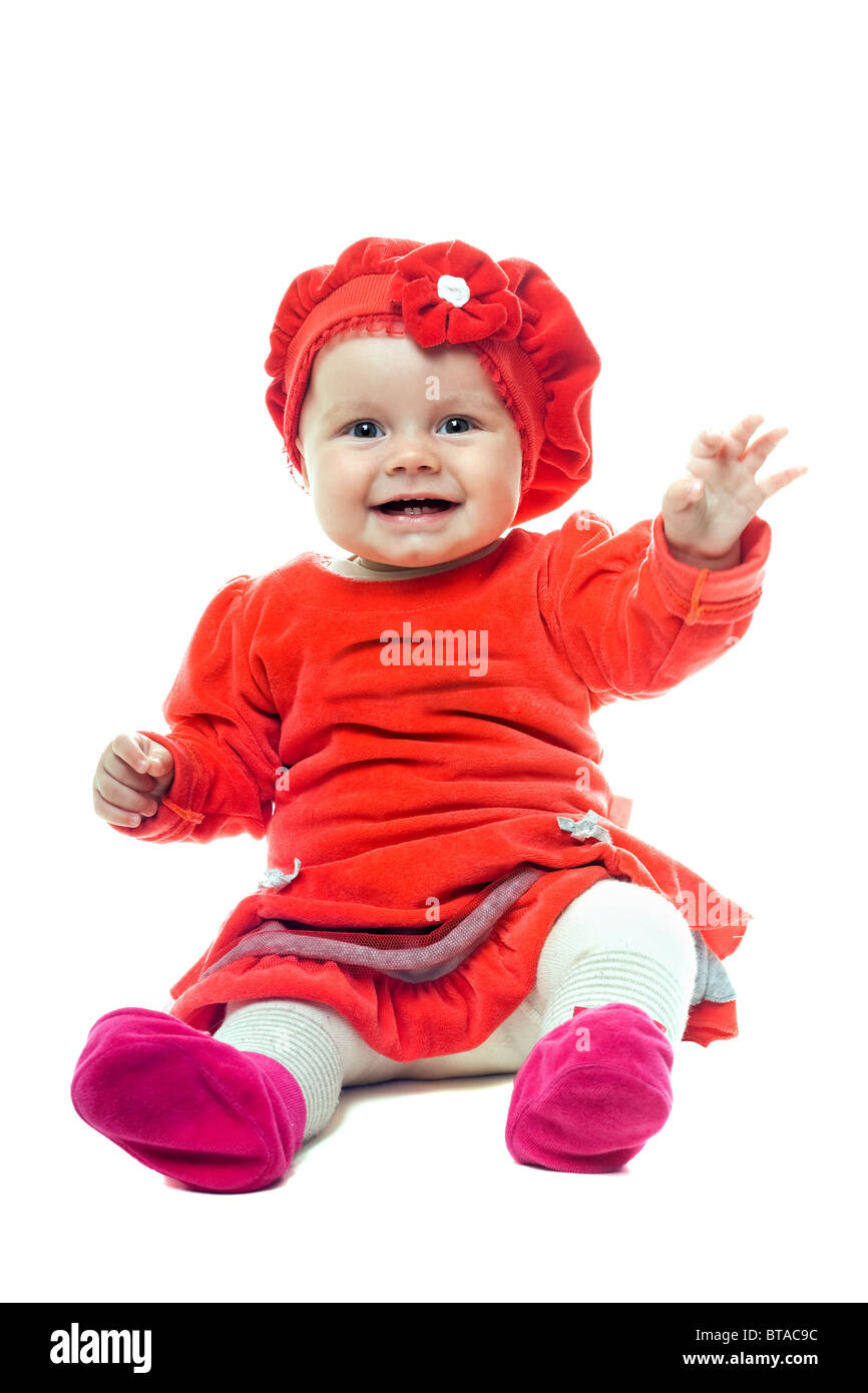 Playful baby girl Stock Photo - Alamy