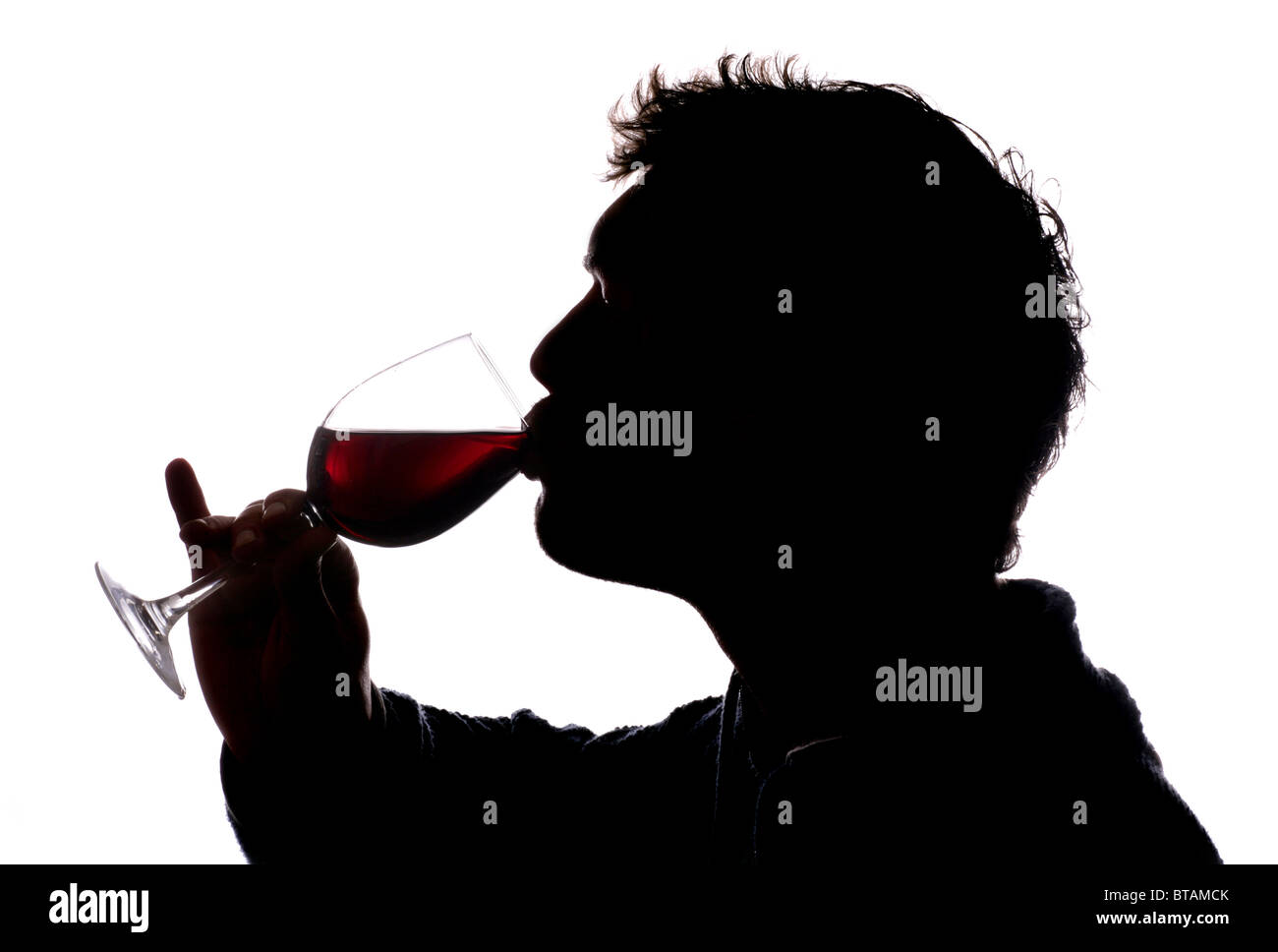 Drinking Alcohol Silhouette High Resolution Stock Photography and ...