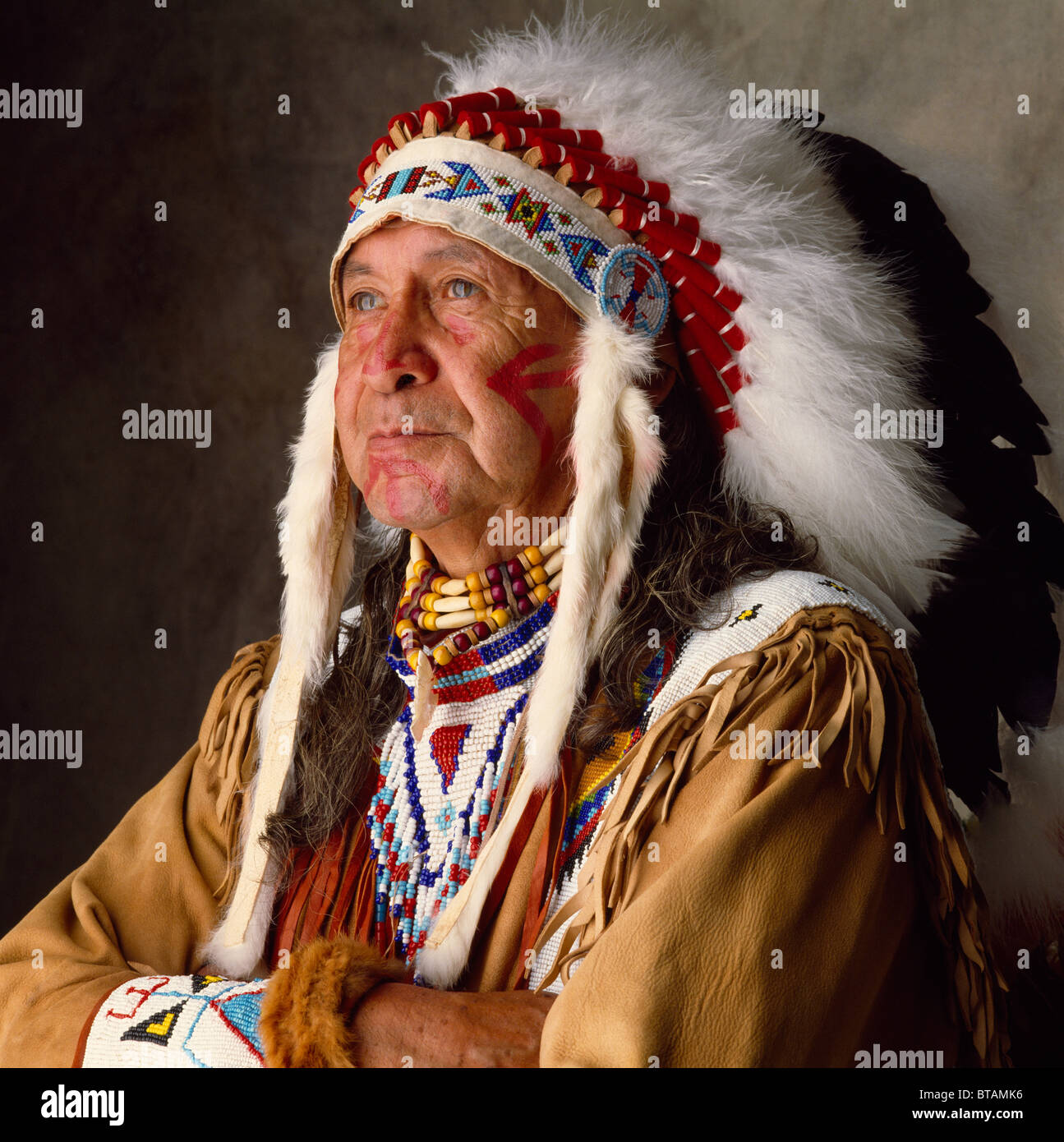 Native american indian chief hi-res stock photography and images - Alamy