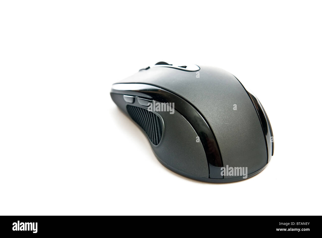 Black pc mouse Stock Photo - Alamy