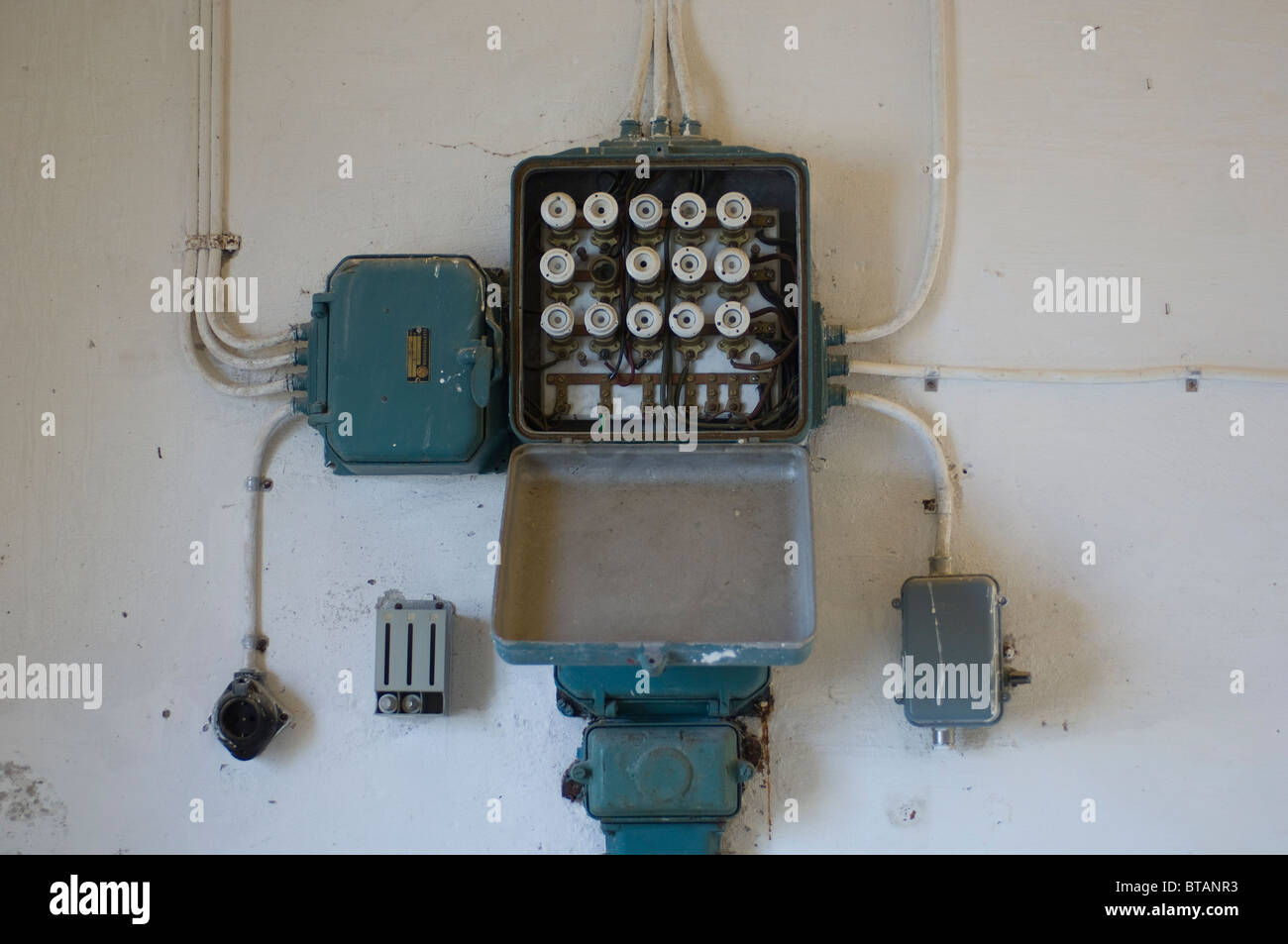 Old fuse box hi-res stock photography and images - Alamy