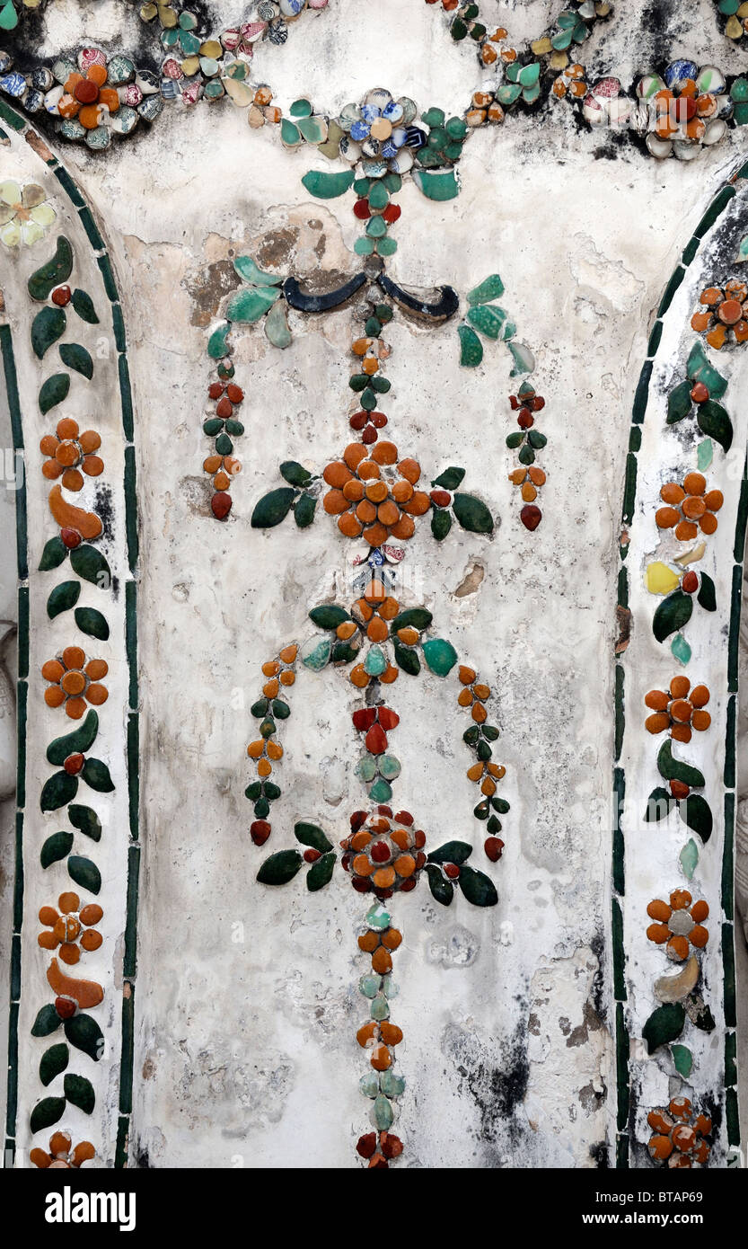 Wat Arun Temple of the dawn bangkok thailand ornate decoration phar ...