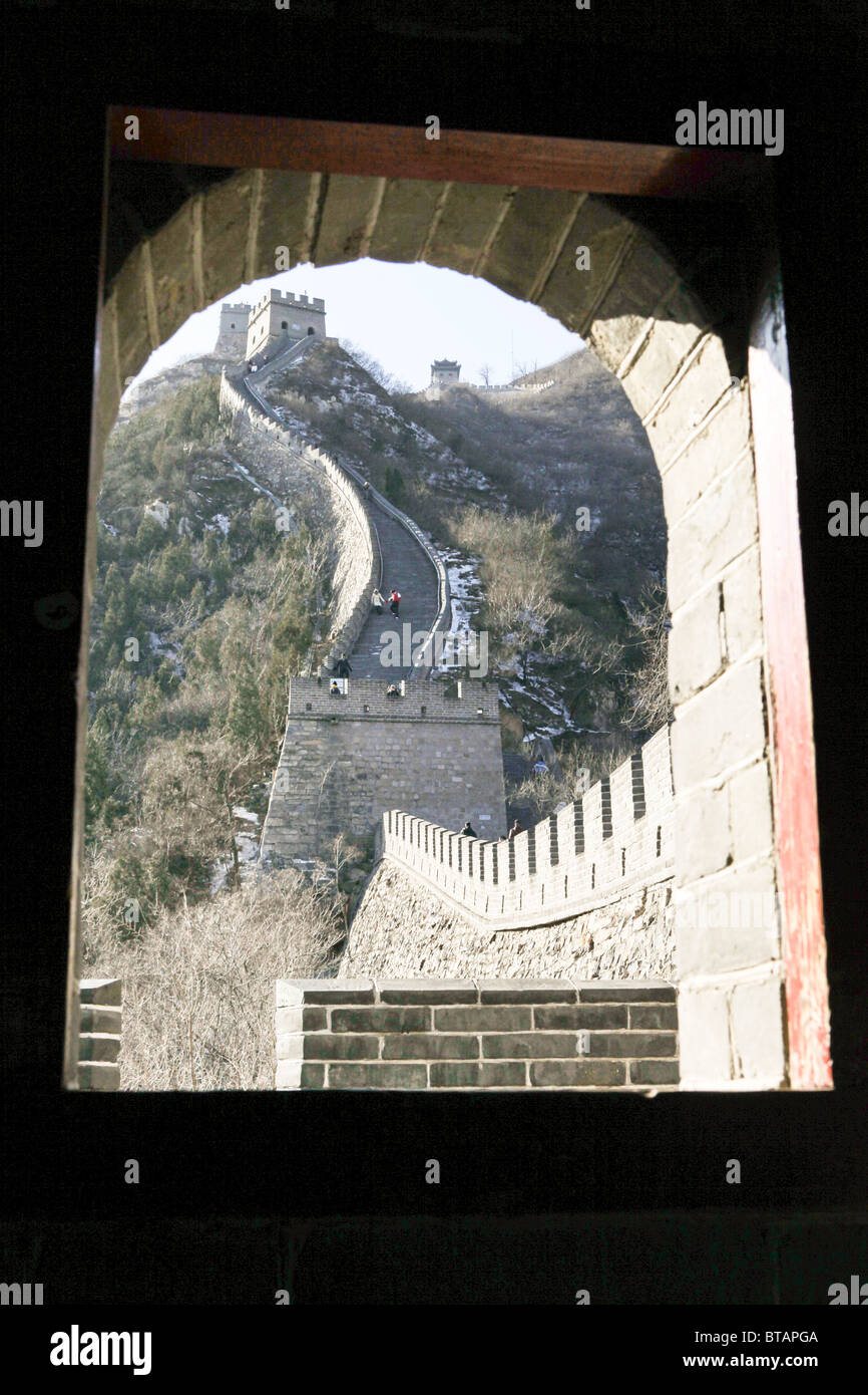 View of the Great Wall of China Stock Photo - Alamy