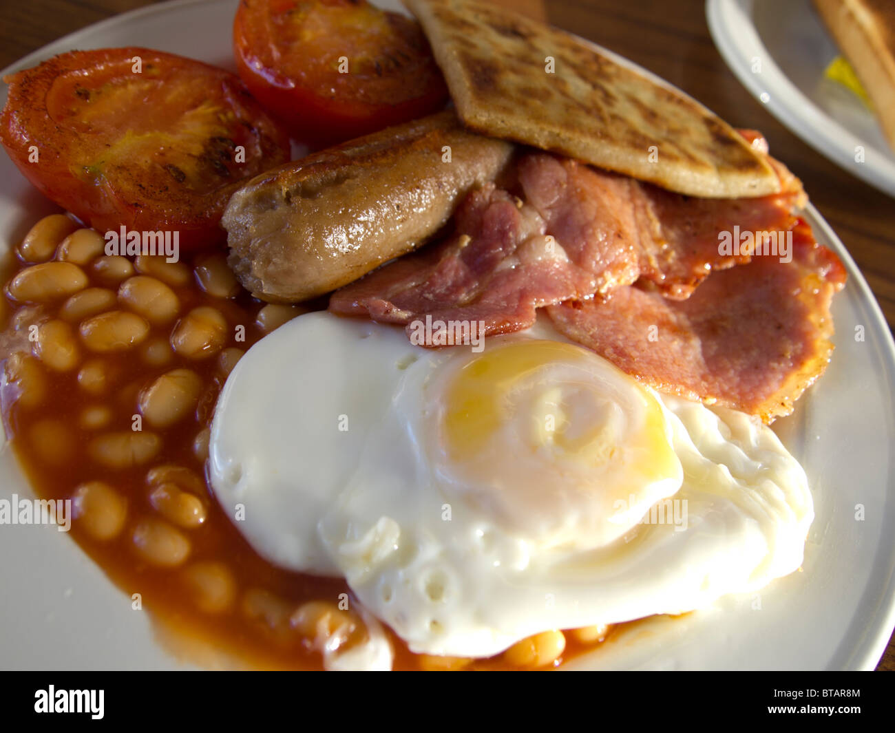 full Scottish breakfast Stock Photo - Alamy