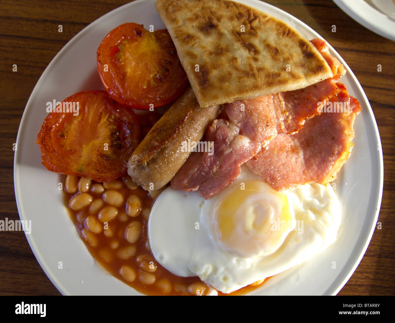 full Scottish breakfast Stock Photo - Alamy
