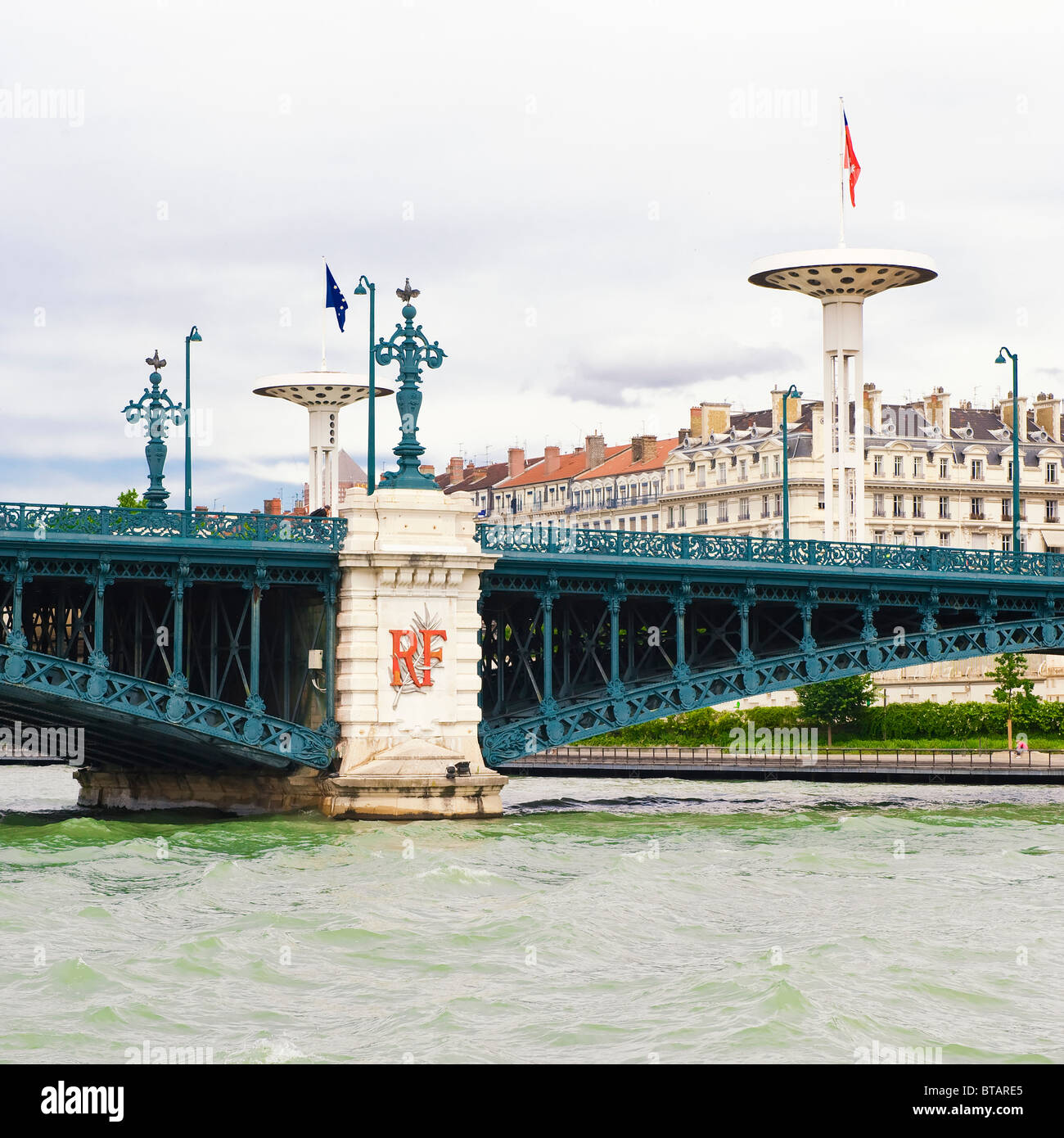 University bridge, Lyon, France Stock Photo - Alamy