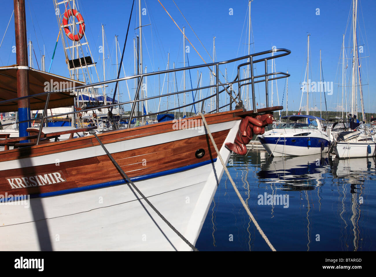 Croatia, Pula, harbour, boats Stock Photo - Alamy
