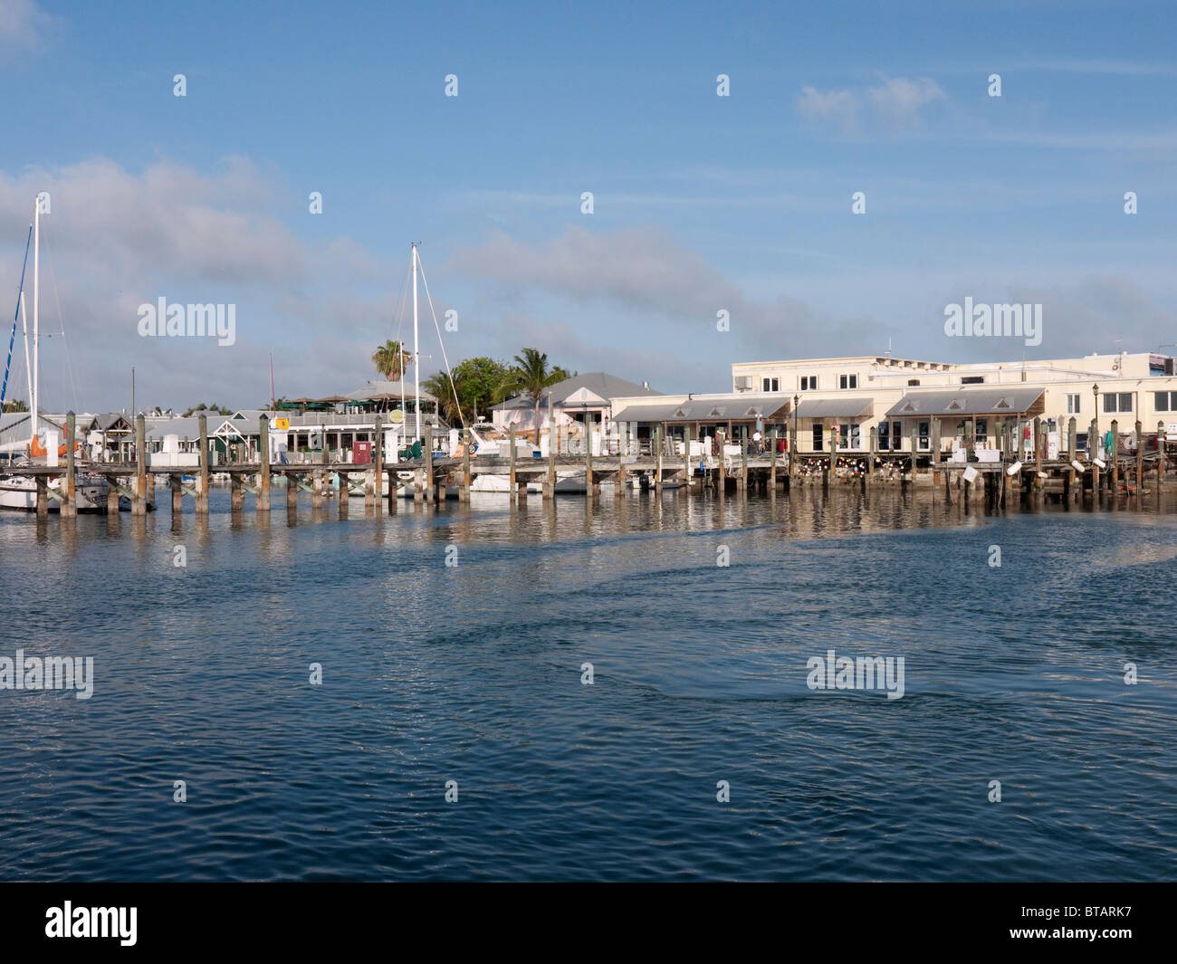 The quays from Sailing Ship the Schooner Appledore off Key West in ...