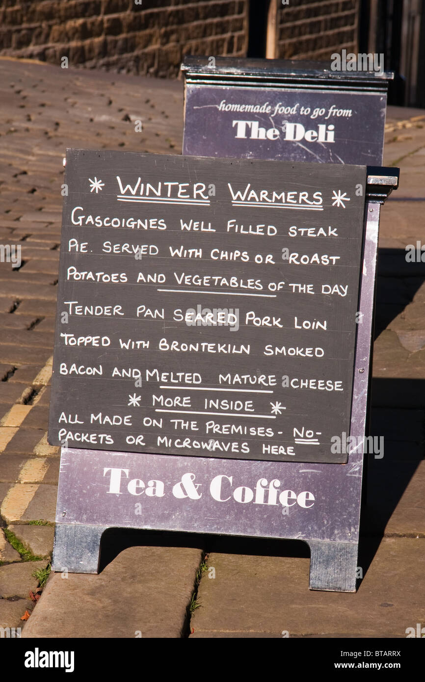 Deli menu hi-res stock photography and images - Alamy