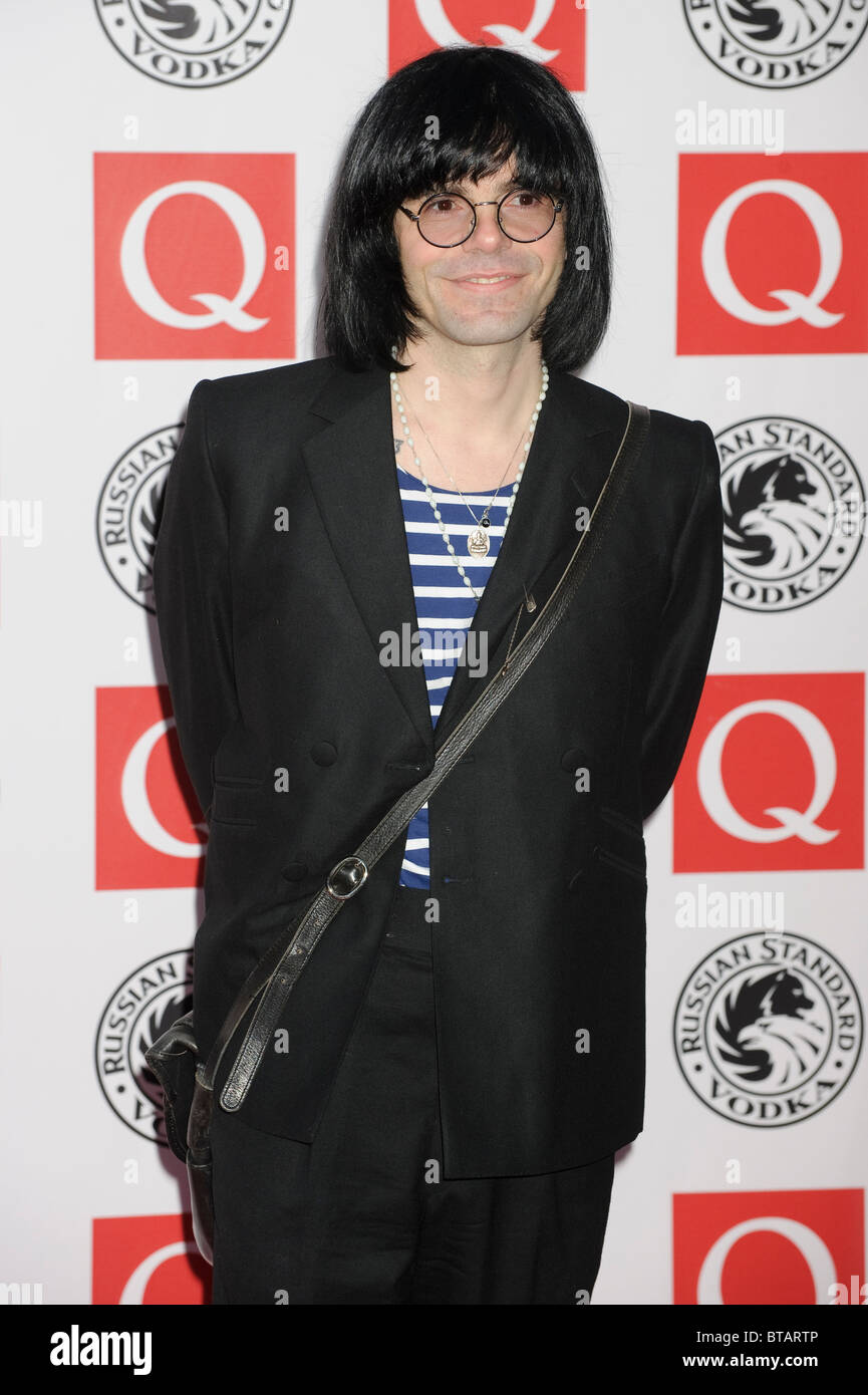 Tim Burgess attends the Q Awards at Grosvenor House, London, 25th ...