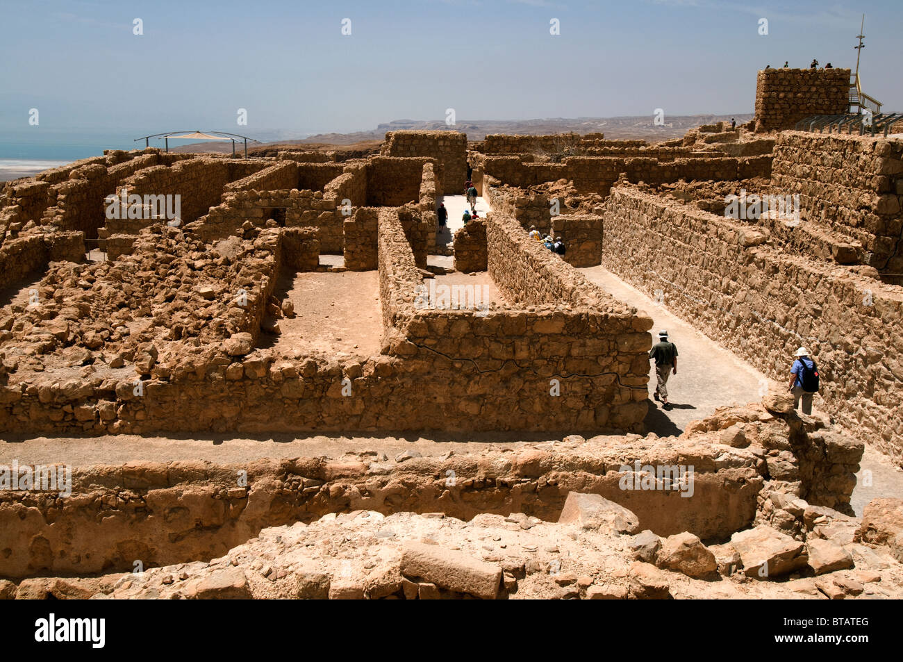 masada ,northern store rooms Stock Photo - Alamy
