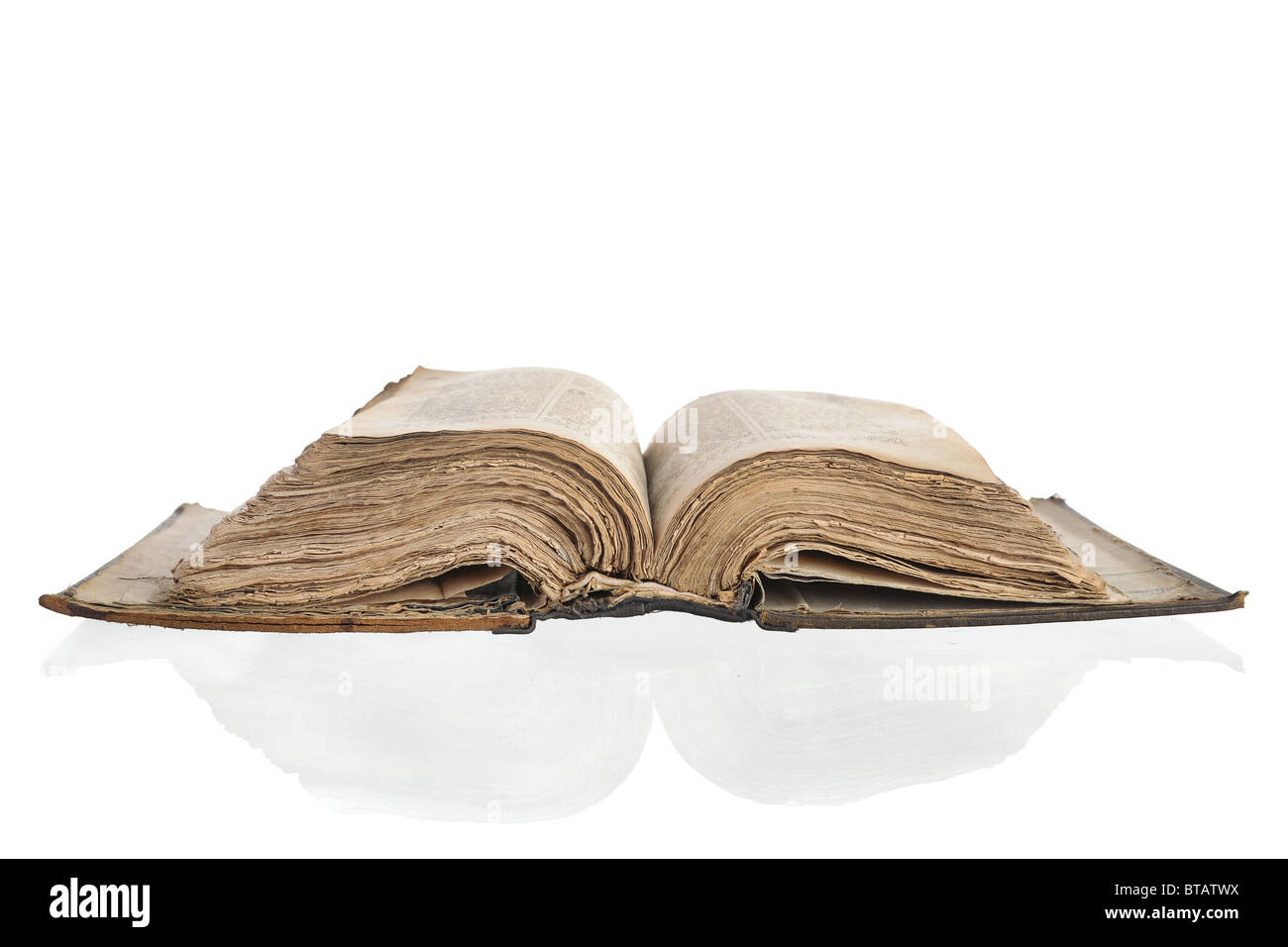 Large thick old book Cut Out Stock Images & Pictures - Alamy