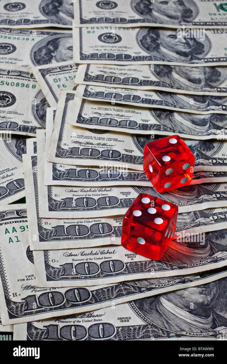 Dice and money hi-res stock photography and images - Alamy