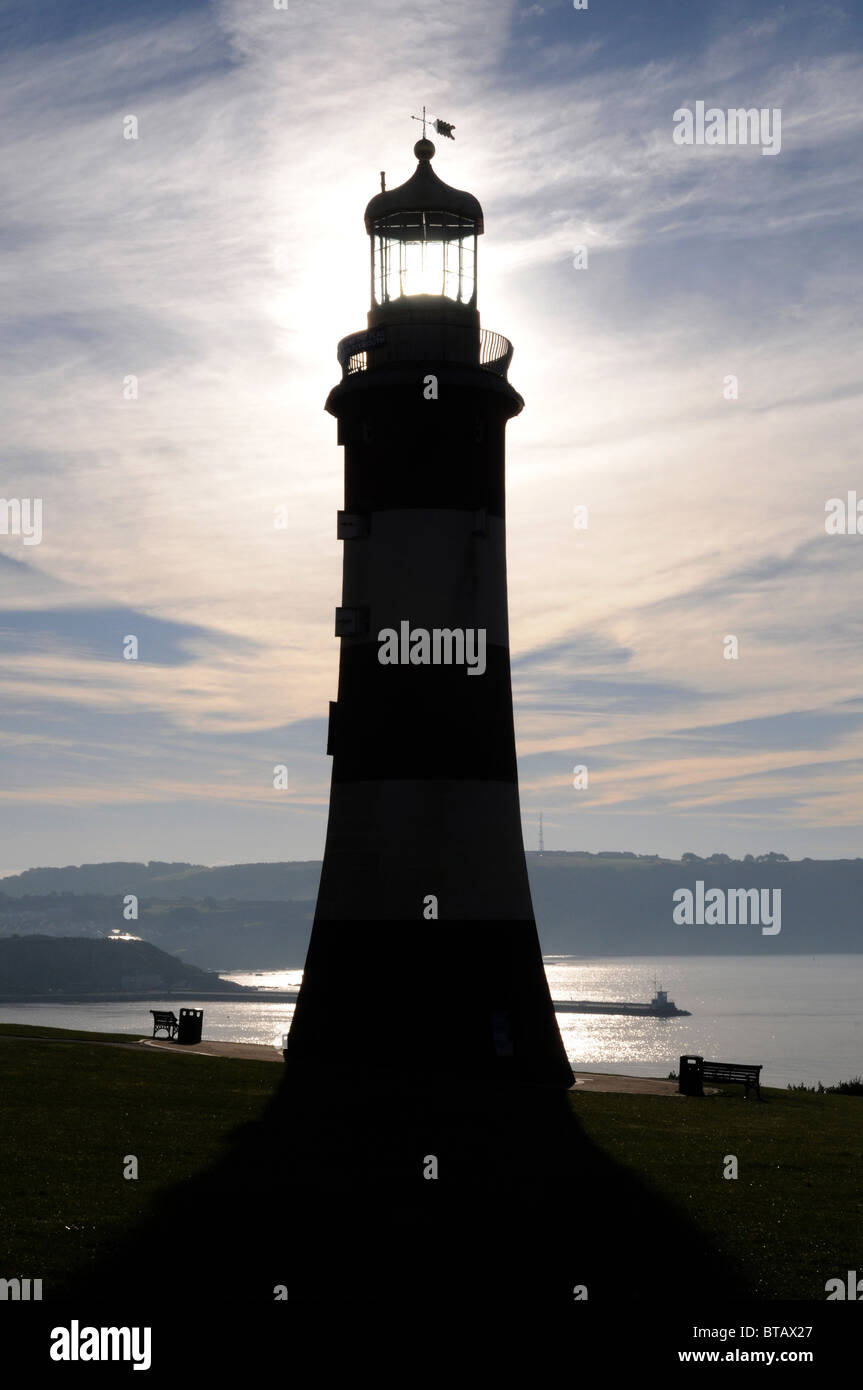 Plymouth Hoe-Smeatons Tower Pic Tony Carney Stock Photo - Alamy