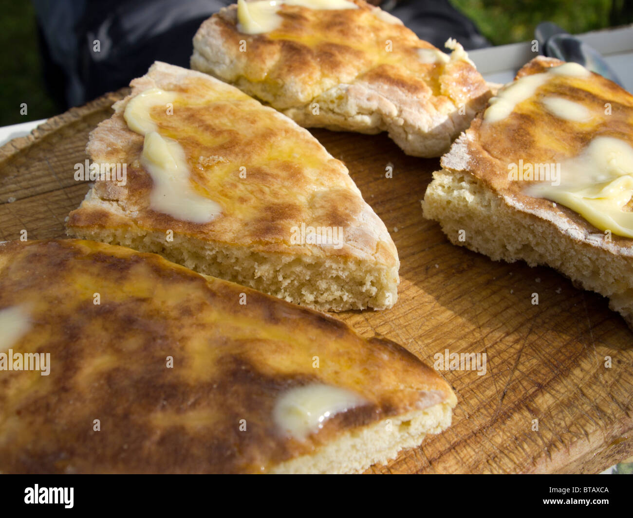 Scottish oat scones Stock Photo - Alamy