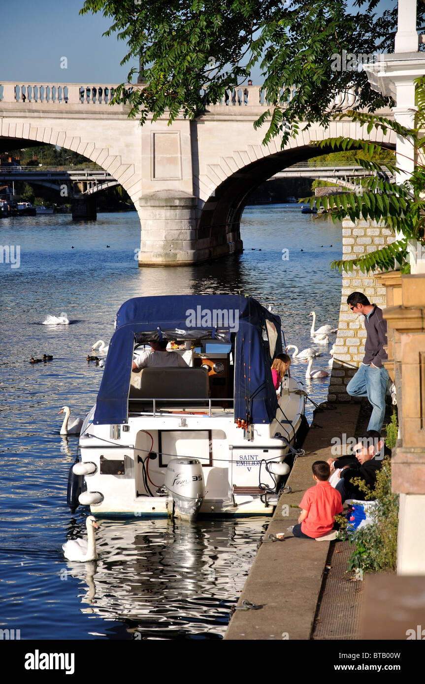 Kingston Bridge and Thames Riverside, Kingston upon Thames, Royal ...