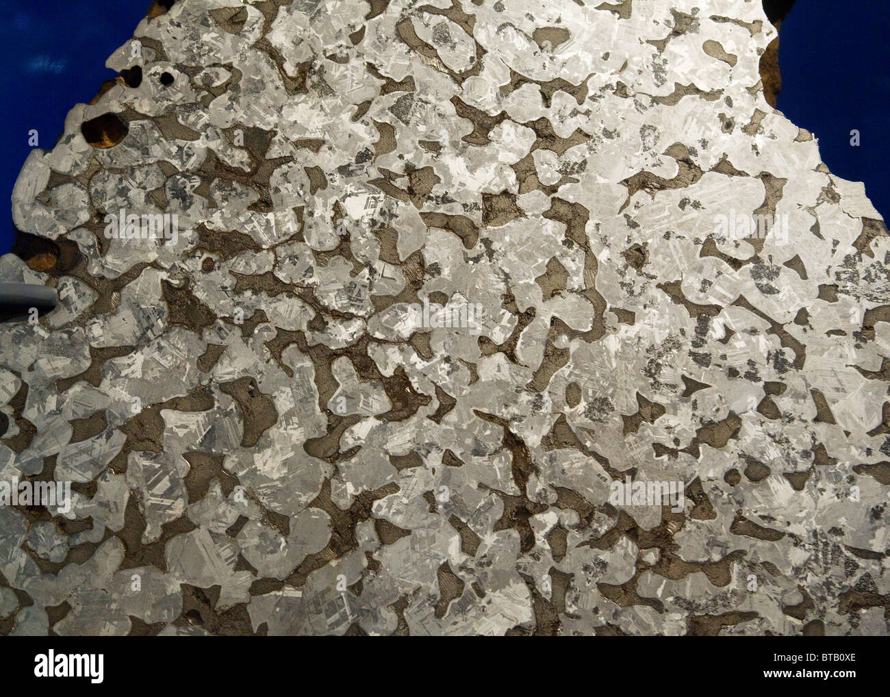 Mundrabilla meteorite cut through Stock Photo - Alamy