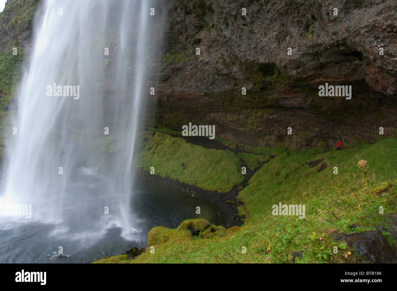 Iceland. Skogafoss (aka Skogar Waterfall). Popular waterfall where ...