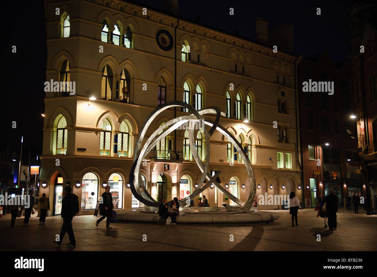 Spirit of Belfast sculpture by Dan George in Arthur Square near the ...