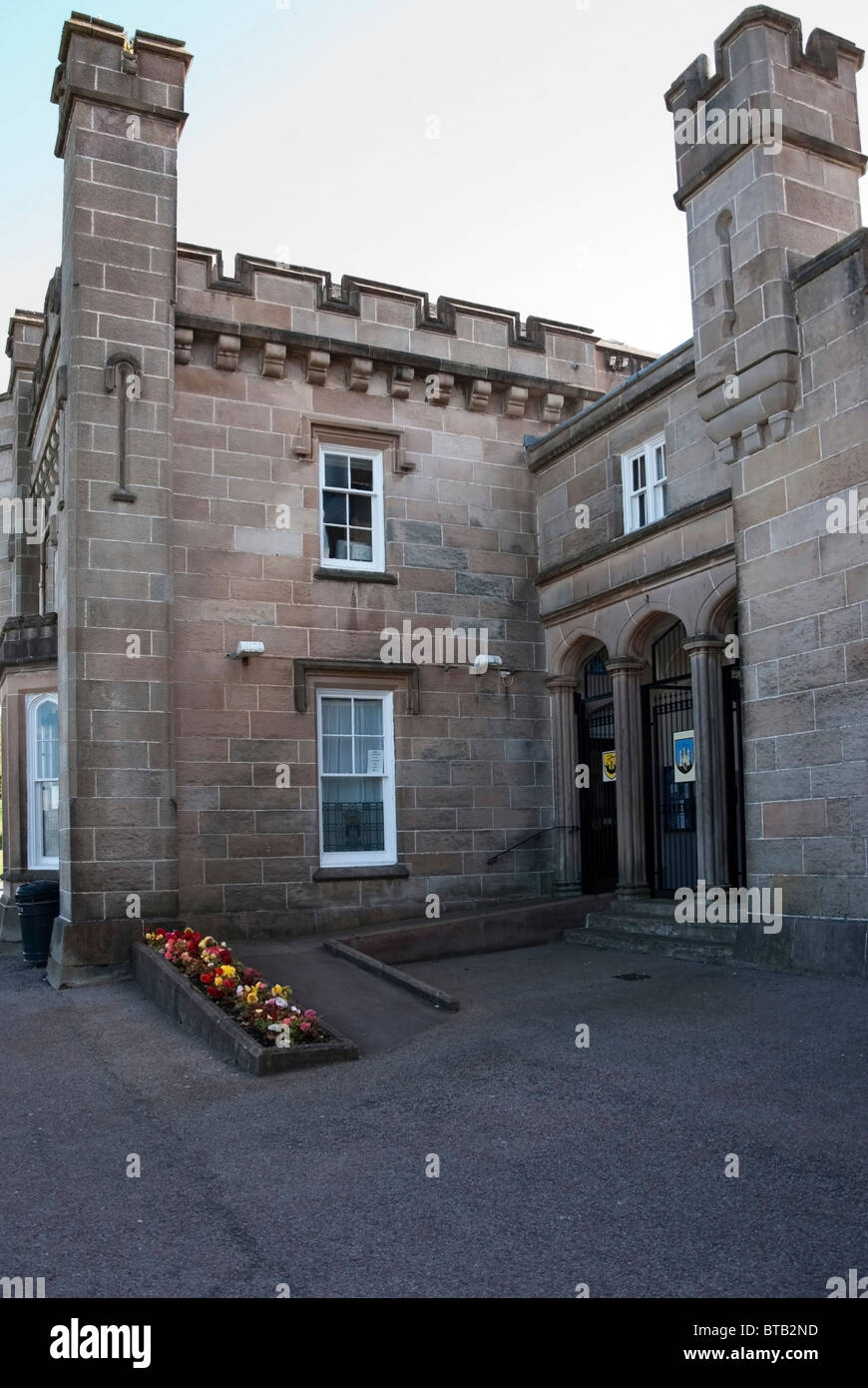 Entrance & Disabled Access to Castle House Museum Castle Gardens Dunoon ...