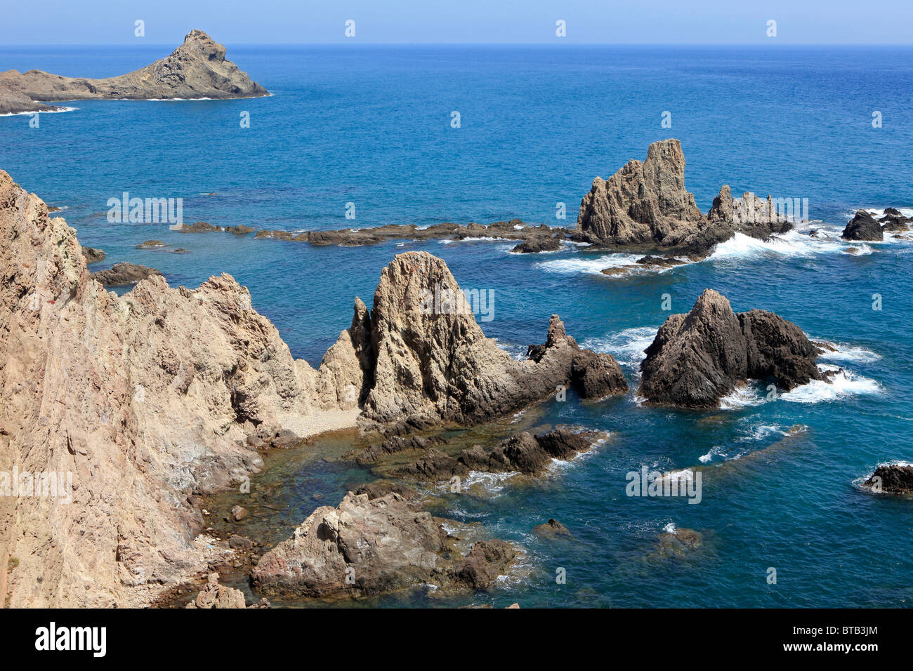 Las Sirenas at Cabo de Gata in Southern Spain Stock Photo - Alamy