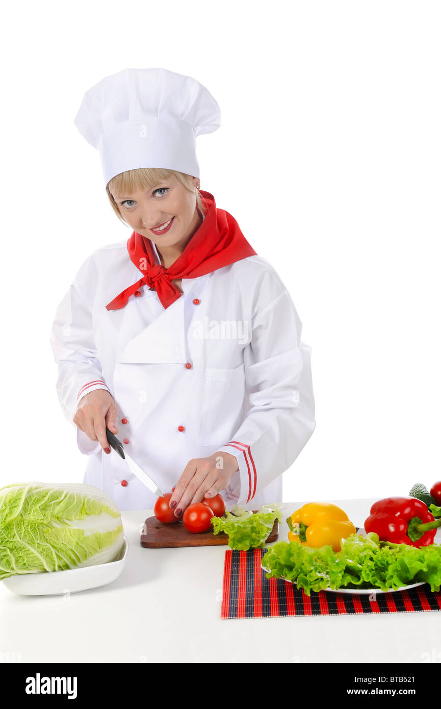 chef in the kitchen Stock Photo - Alamy