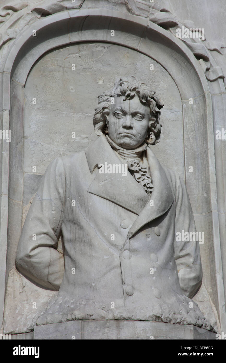 Beethoven, Haydn, Mozart, monument in Berlin Stock Photo - Alamy