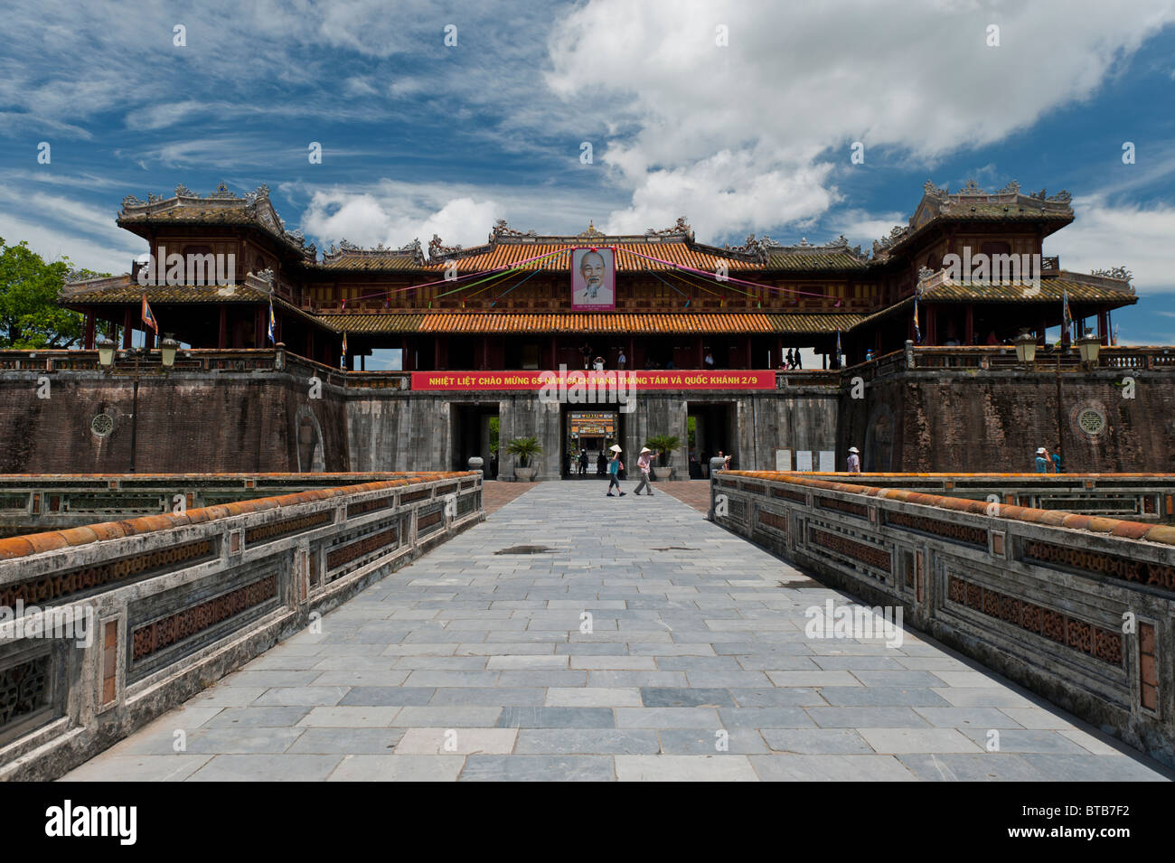 The Main Citadel Entrance or Noon Gate, Imperial City of Hue, Vietnam ...
