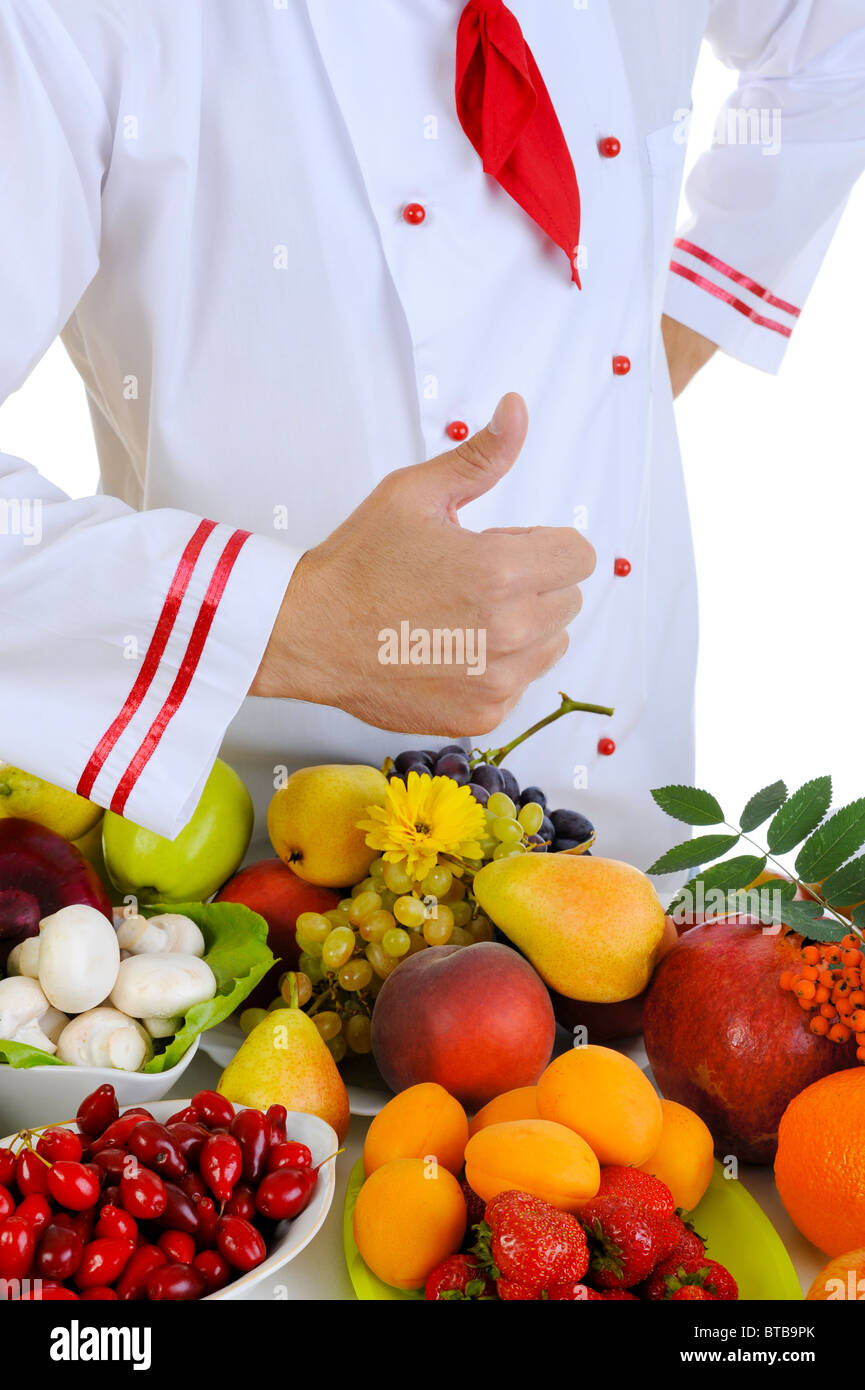 Chef at restaurant Stock Photo - Alamy