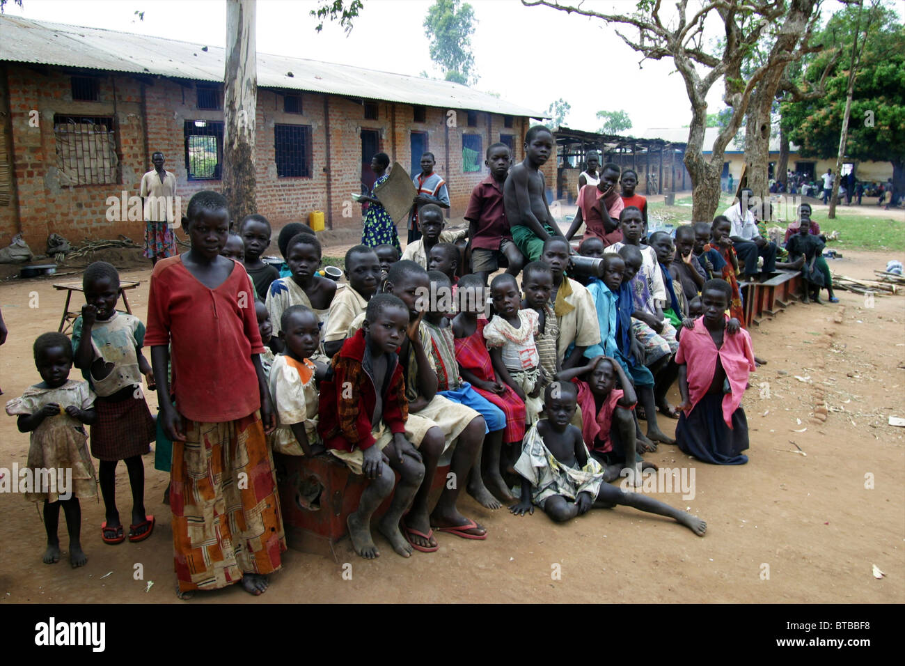 displaced people in Uganda Stock Photo - Alamy