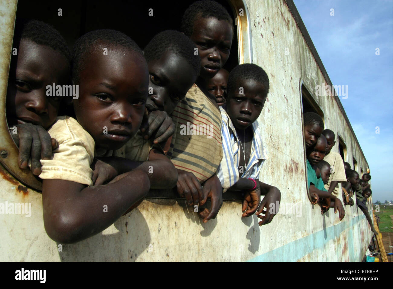 displaced people in Uganda Stock Photo - Alamy