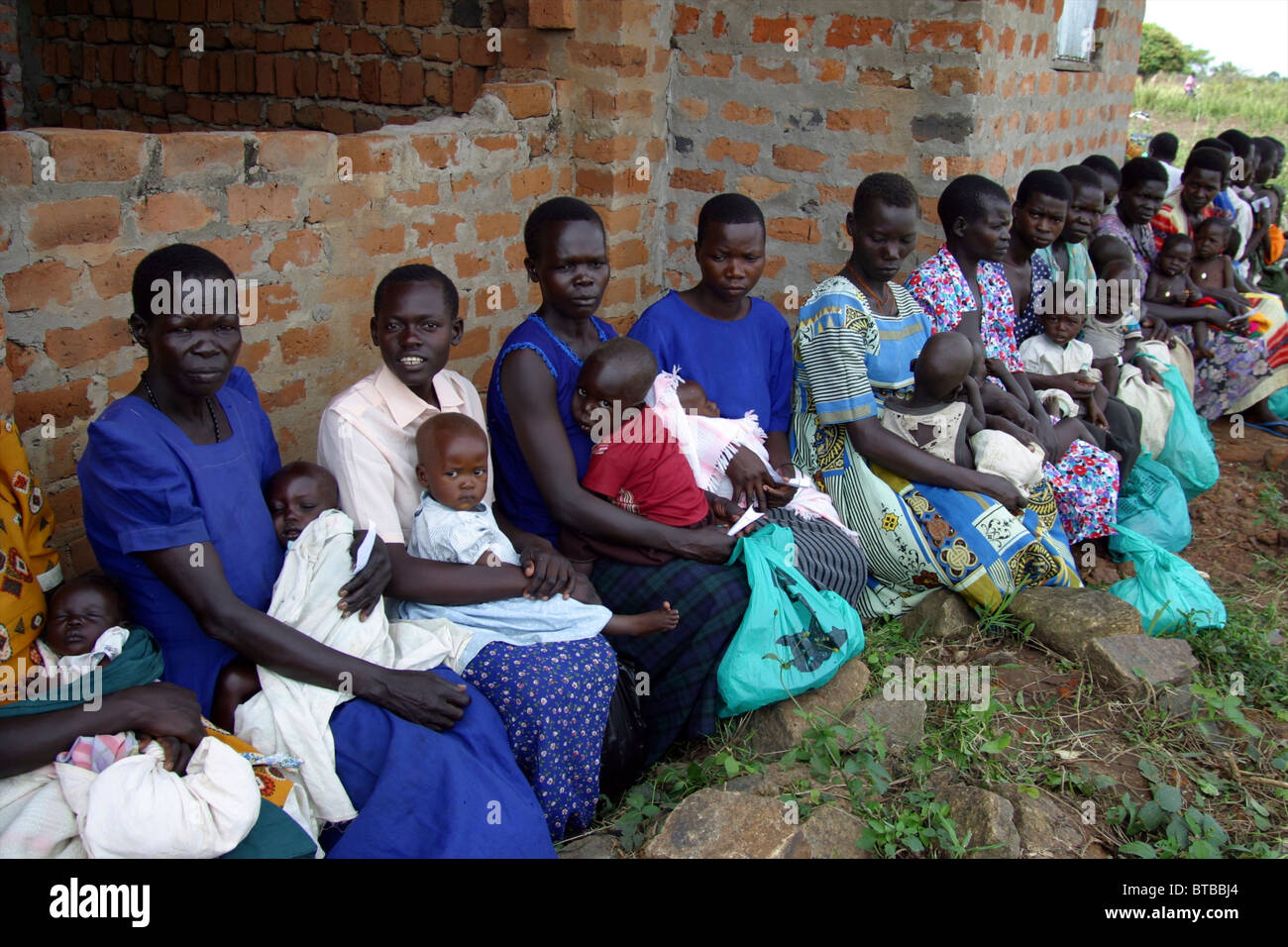 displaced people in Uganda Stock Photo - Alamy