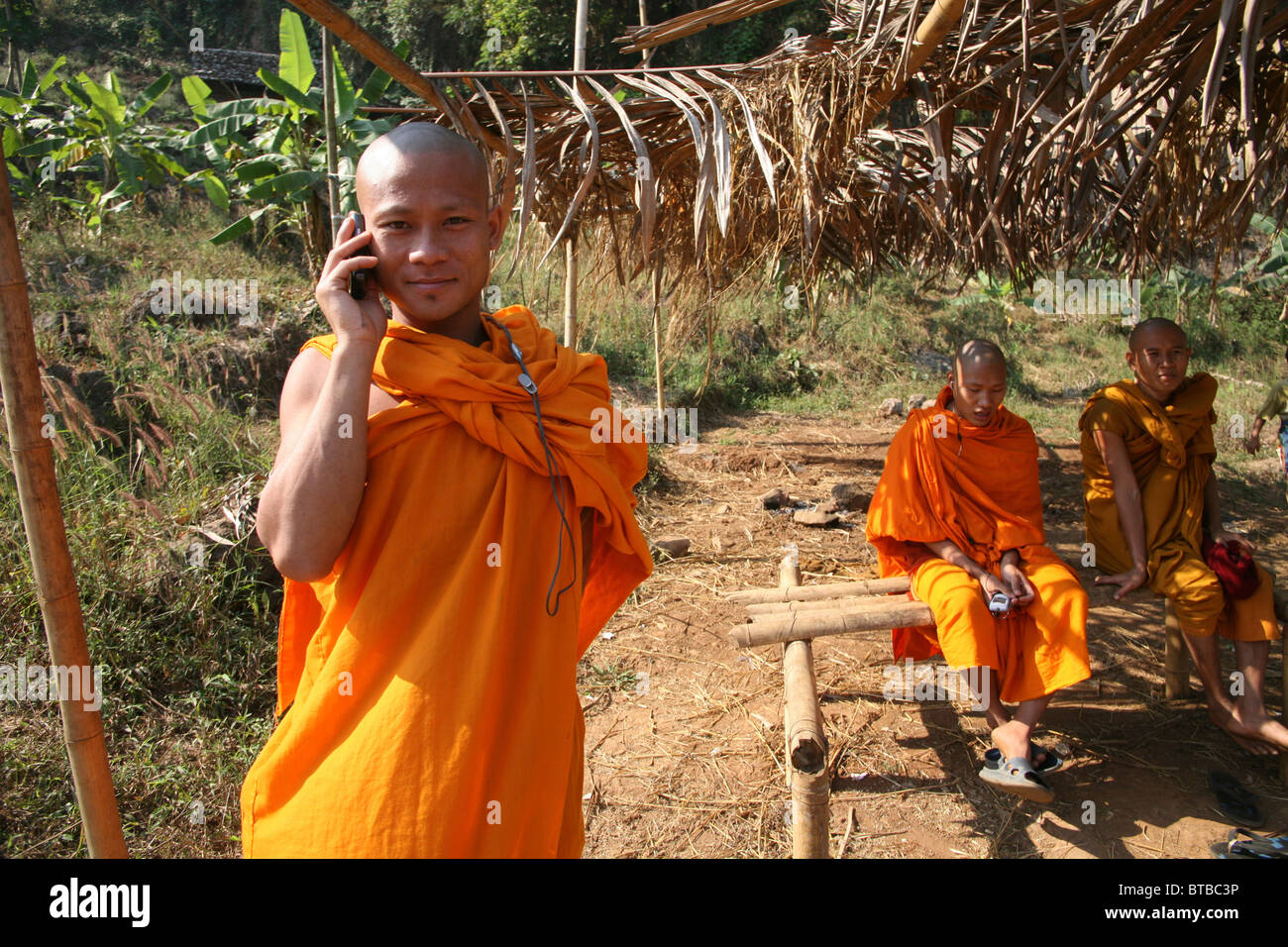 monk in Thailand Stock Photo - Alamy