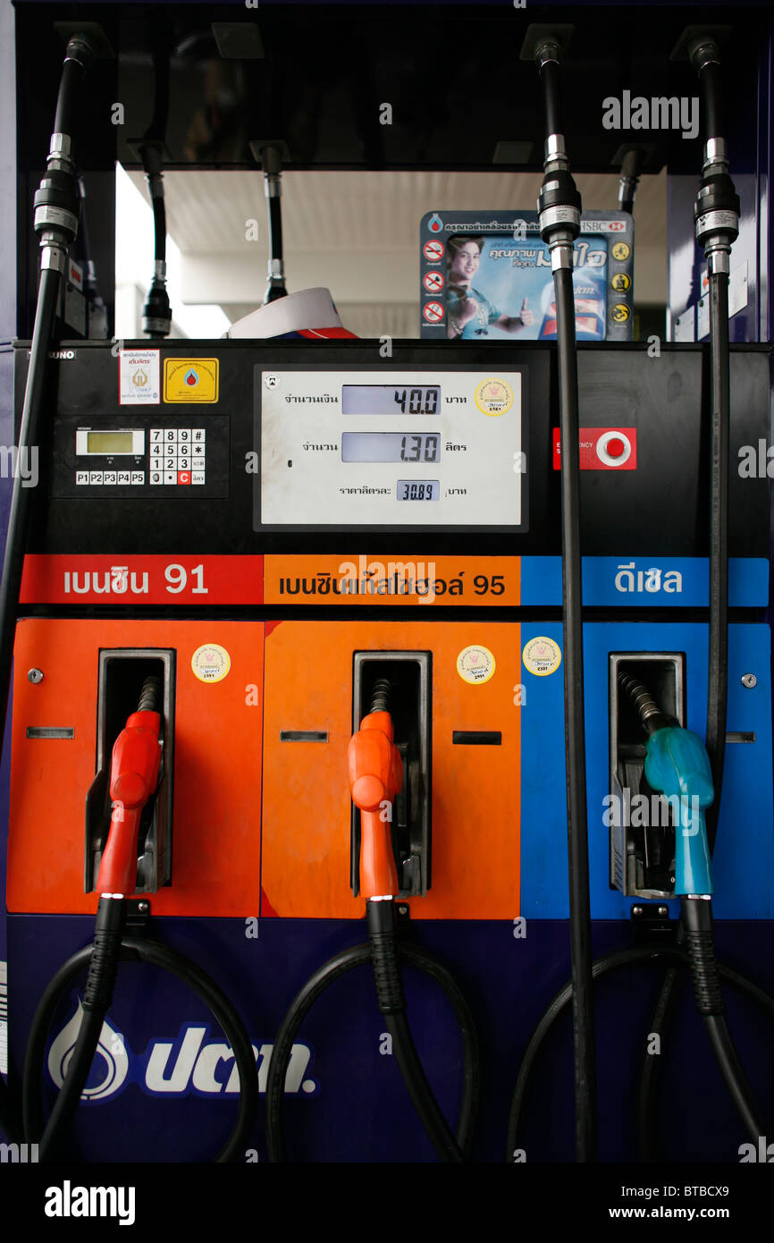 petrol station in bangkok Stock Photo - Alamy