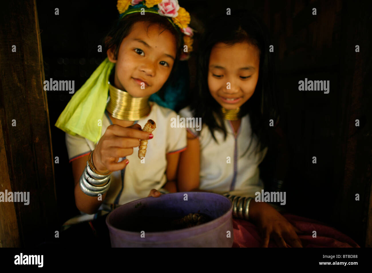 worms are a delicacy in Thailand Stock Photo - Alamy