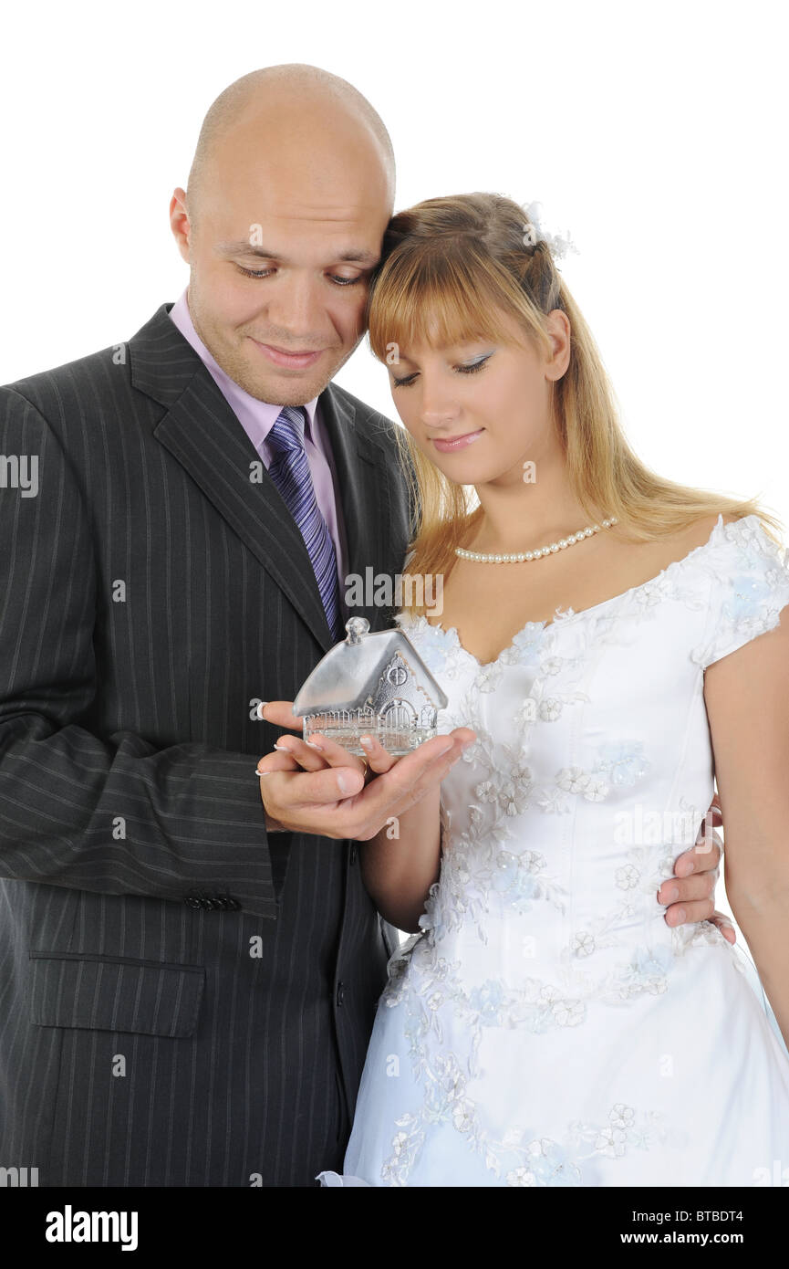 Bride and groom Stock Photo - Alamy