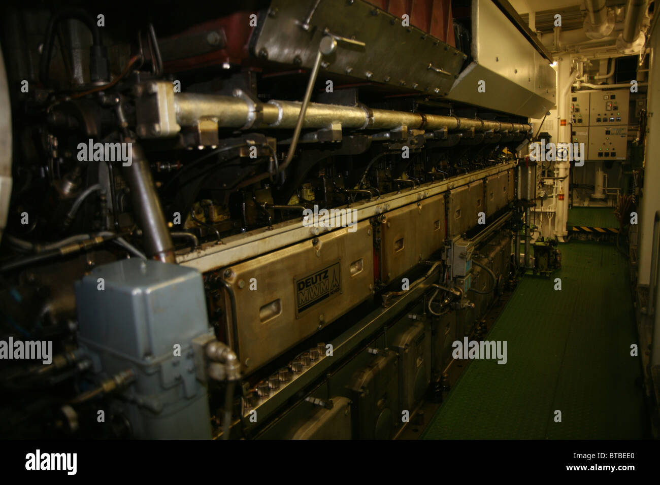 Container ship engine room hi-res stock photography and images - Alamy
